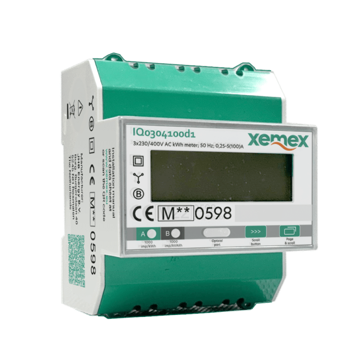 DINrail Meter 3-fase - Xemex